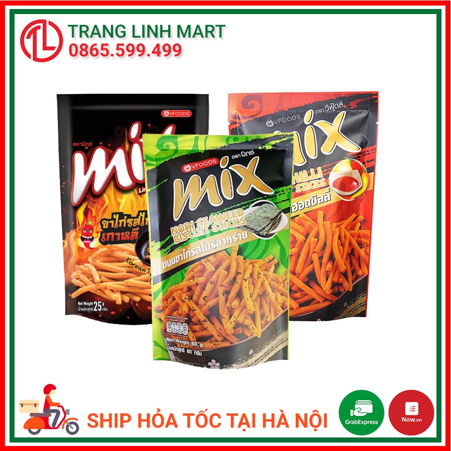 Snack que / bim bim MIX Thái Lan gói 50g (đủ vị) | Shopee Việt Nam