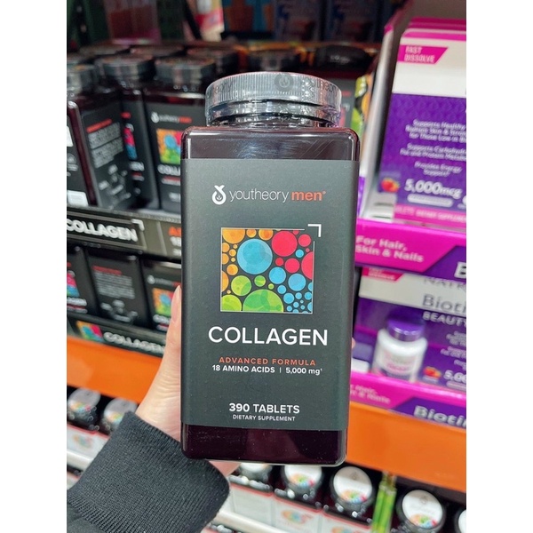 [ ĐỦ BILL STORE + AIR] Viên uống Collagen cho nam Youtheory Collagen ...