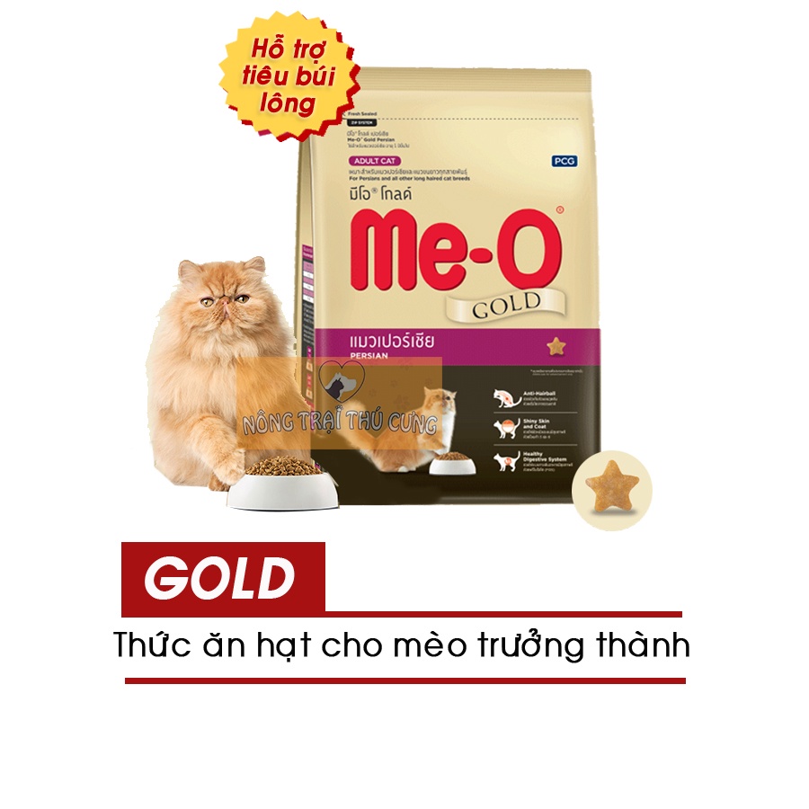 Thức Ăn Hạt Me-O Gold Persisan Cho Mèo Lớn - Thích Hợp Mèo Lông Dài ...