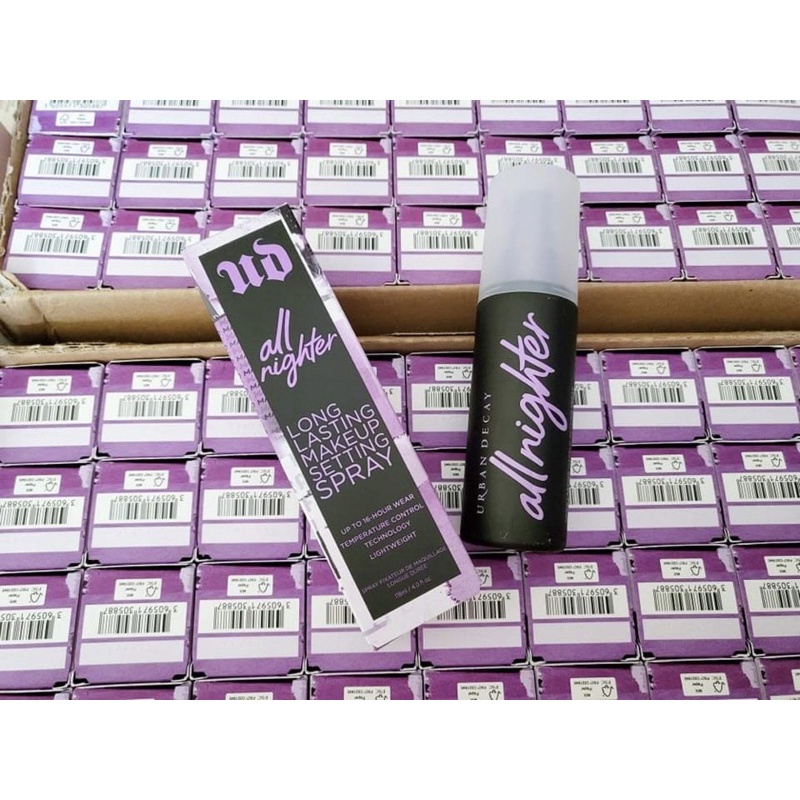 XỊT KHÓA MAKEUPURBAN DECAY ALLNIGHTER MAKEUP SETTING SPRAY | Shopee ...
