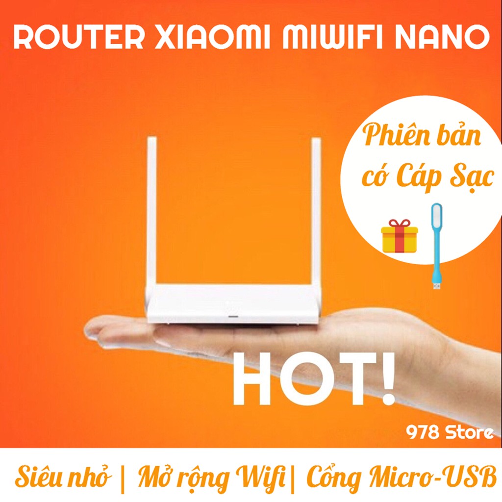 [CHÍNH HÃNG] ROUTER XIAOMI MIWIFI NANO - BỘ THU PHÁT WIFI XIAOMI ROUTER ...