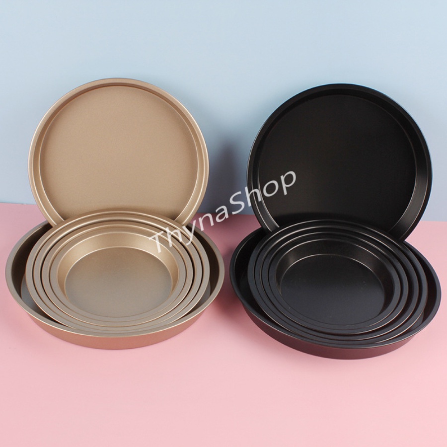 Khay nướng pizza chống dính màu đen size 16/18/20/22/24/26cm | Shopee ...