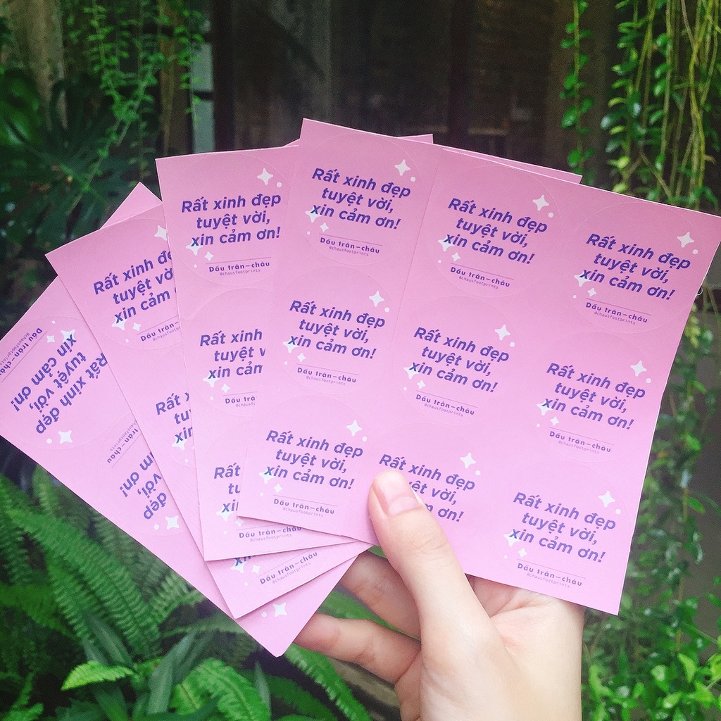 [Dấu trân-châu] Sticker set - lẻ | Shopee Việt Nam