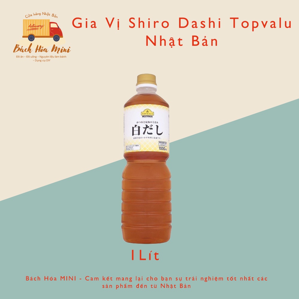Gia Vị Shiro Dashi Topvalu Nhật Bản - Bách Hóa Mini | Shopee Việt Nam