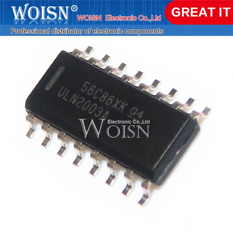 Bộ 10 Linh Kiện Điện Tử uln2003adr sop16 uln2003a sop uln2003 smd ic sop16 | Shopee Việt Nam