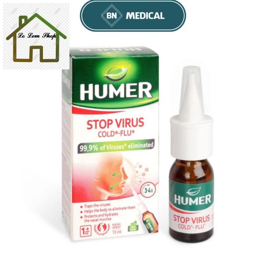 Dung dịch xịt mui Humer Severely Blocked Nose Sinusitis Cold (15ml) nội ...