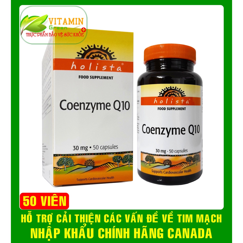 Coenzyme Q10 30mg HỖ TRỢ VÀ PHÒNG NGỪA CÁC VẤN ĐỀ VỀ TIM MẠCH, HUYẾT ÁP ...