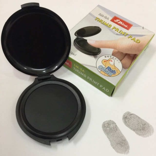Tampon lăn dấu vân tay không dính tay Thump print pad Shiny SM-2A màu ...