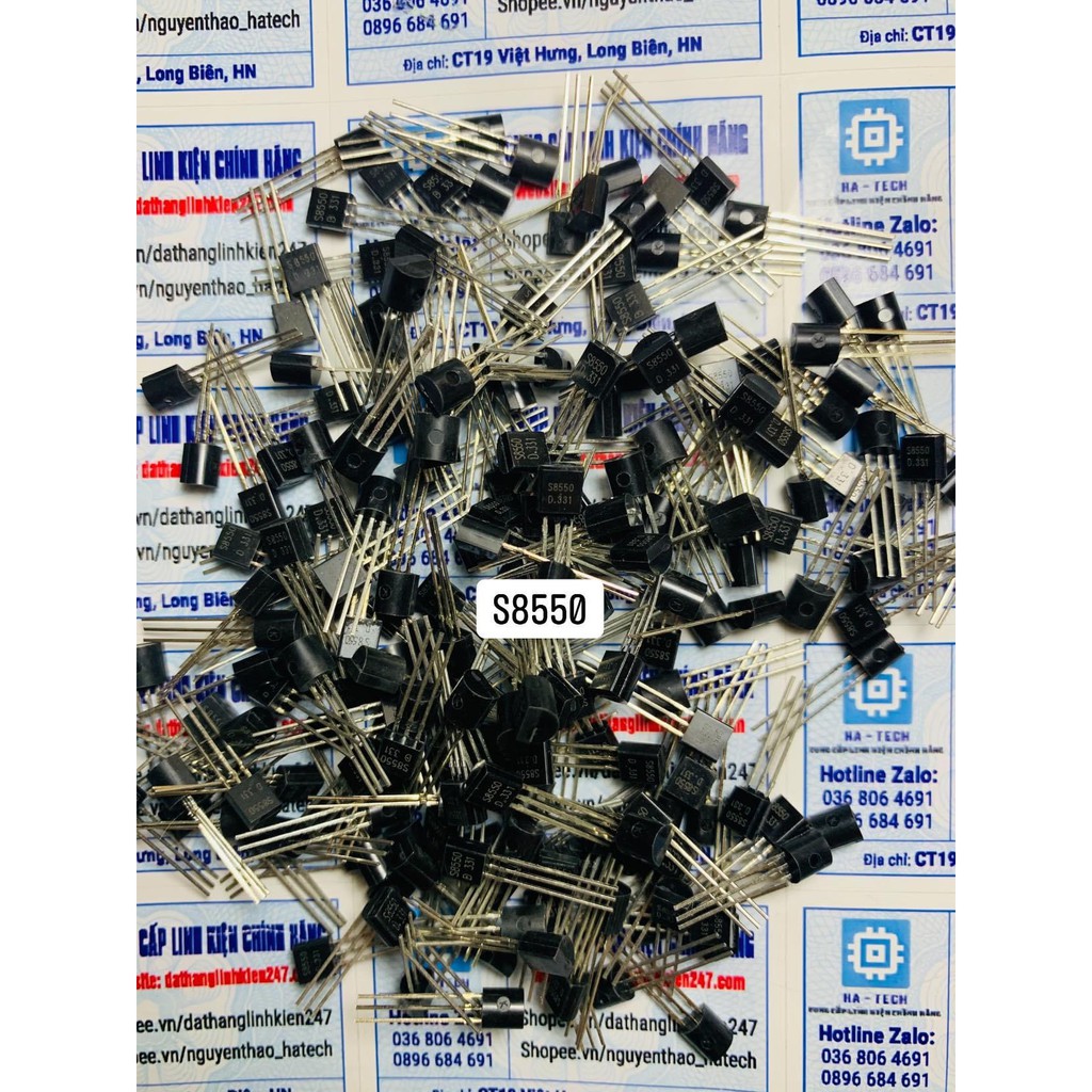 Transistor Cắm PNP SS8550 1.5A 40V gói 50 chiếc - LINH KIỆN HATECH | Shopee Việt Nam