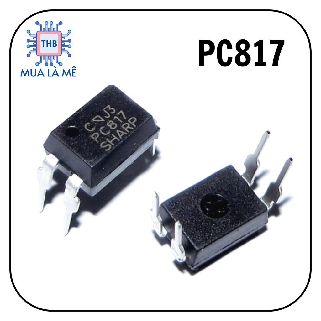 Combo 20 chiếc PC817 817 IC quang chân cắm chính hãng chất lượng cao | Shopee Việt Nam