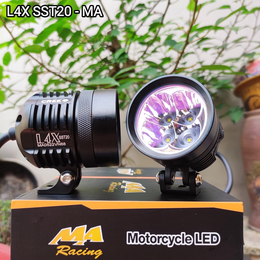 Đèn Trợ Sáng L4x Chíp Xịn SST20 Kính Tím Chính Hãng MA Bảo Hành 1 Năm | Shopee Việt Nam