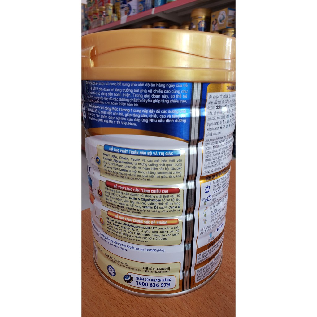 Sữa bột dielac Alpha vinamilk số 4 900g | Shopee Việt Nam