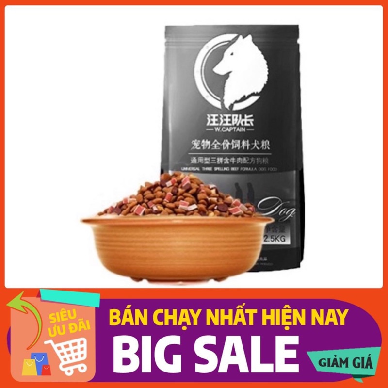 [5kg ] Thức Ăn Cho Chó Pet Captain dành cho cún biếng ăn | Shopee Việt Nam