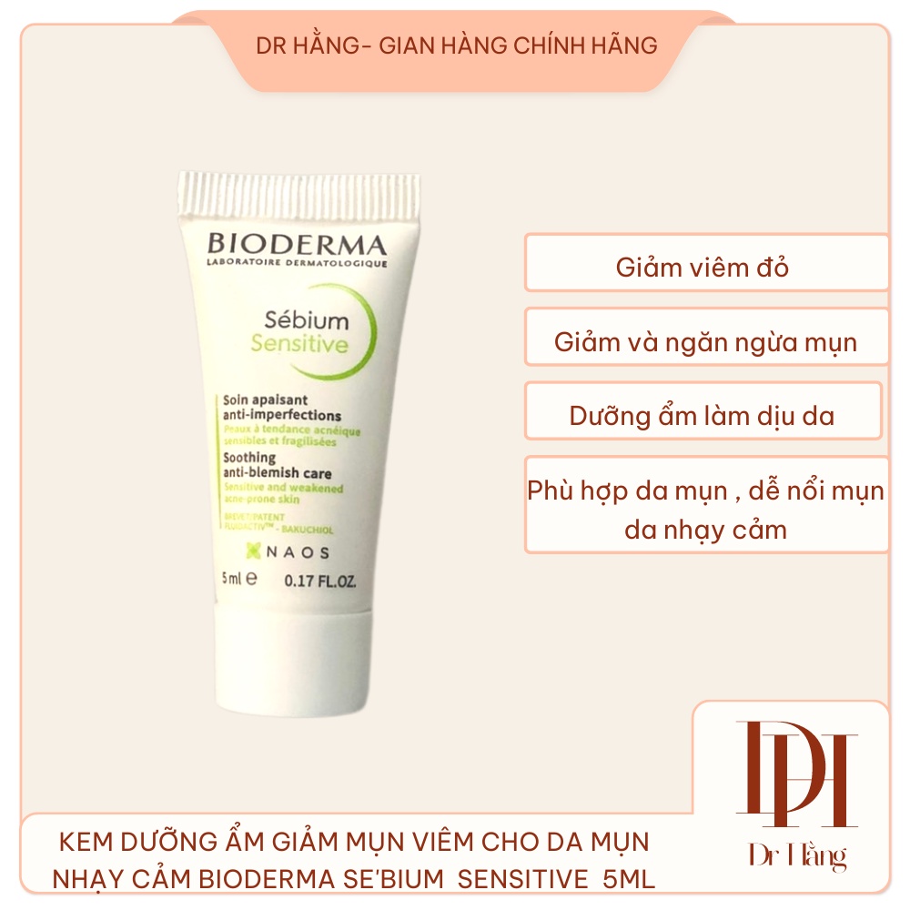 Mini size bioderma các dòng dưỡng ẩm , kem phục hồi, chống nắng ...