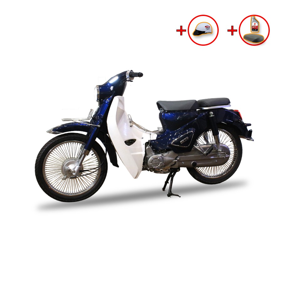 Xe máy CUB 50cc TAYA XS MAX ( xanh tím) | Shopee Việt Nam