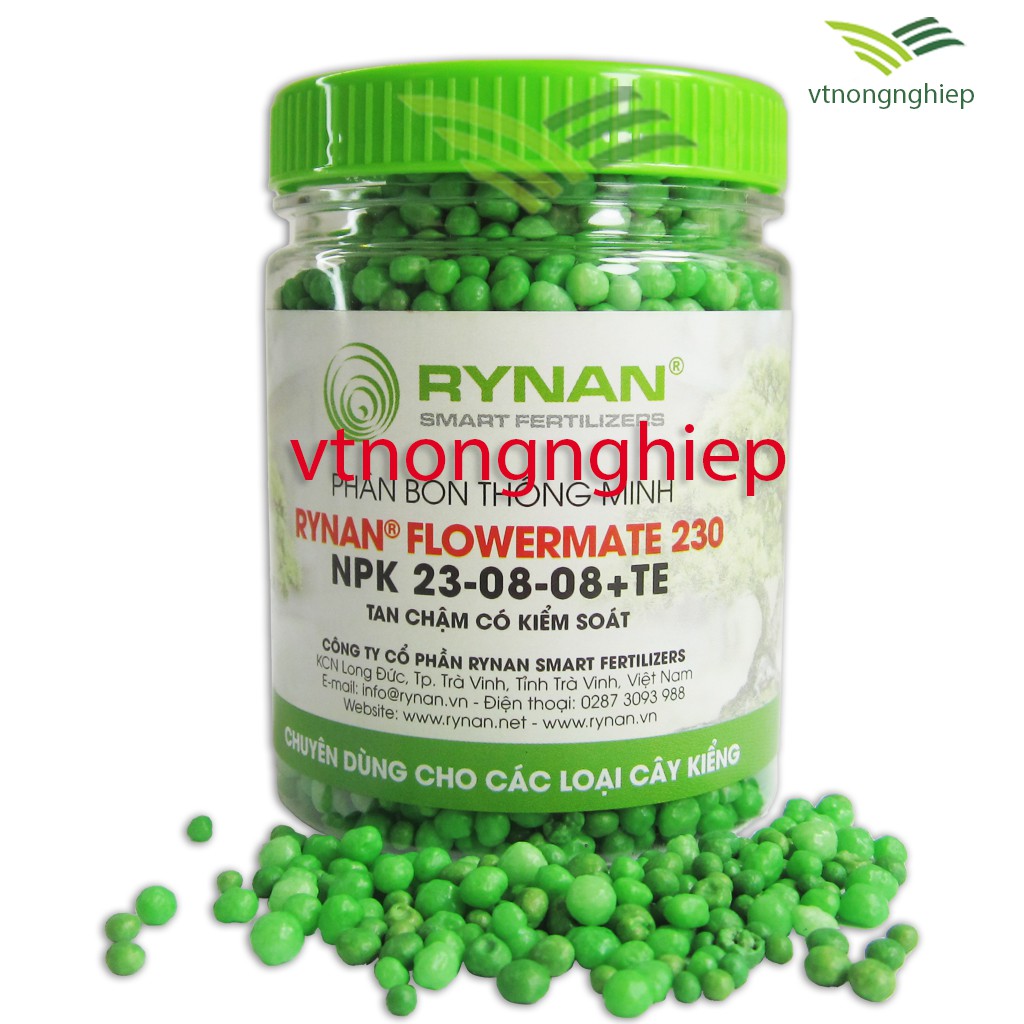 Rynan 230, phân bón thông minh RYNAN FLOWERMATE 230, npk 23-08-08+TE ...