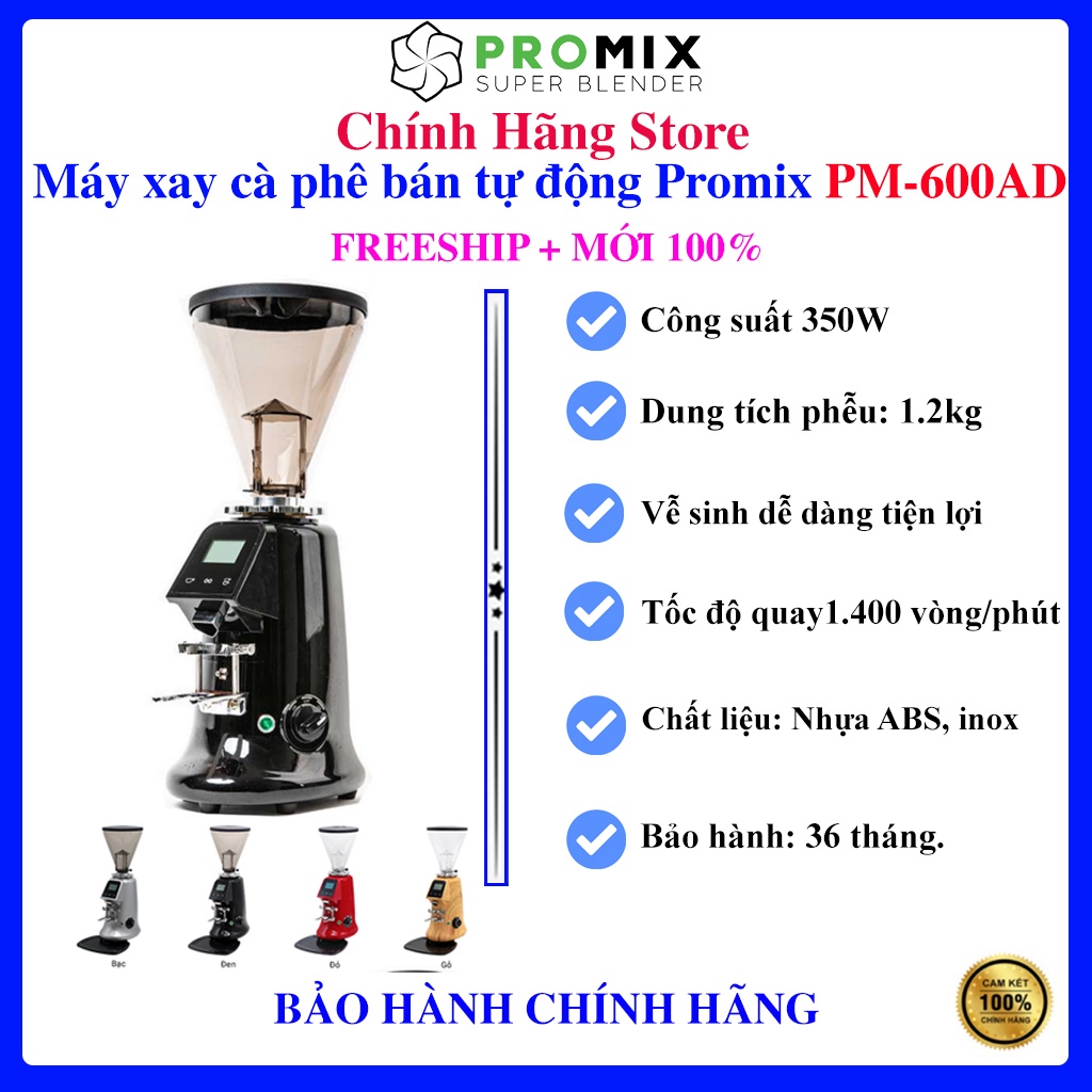 [Promix 600AD] Máy xay cà phê tự động Promix PM-600AD, Promix PM600AD ...