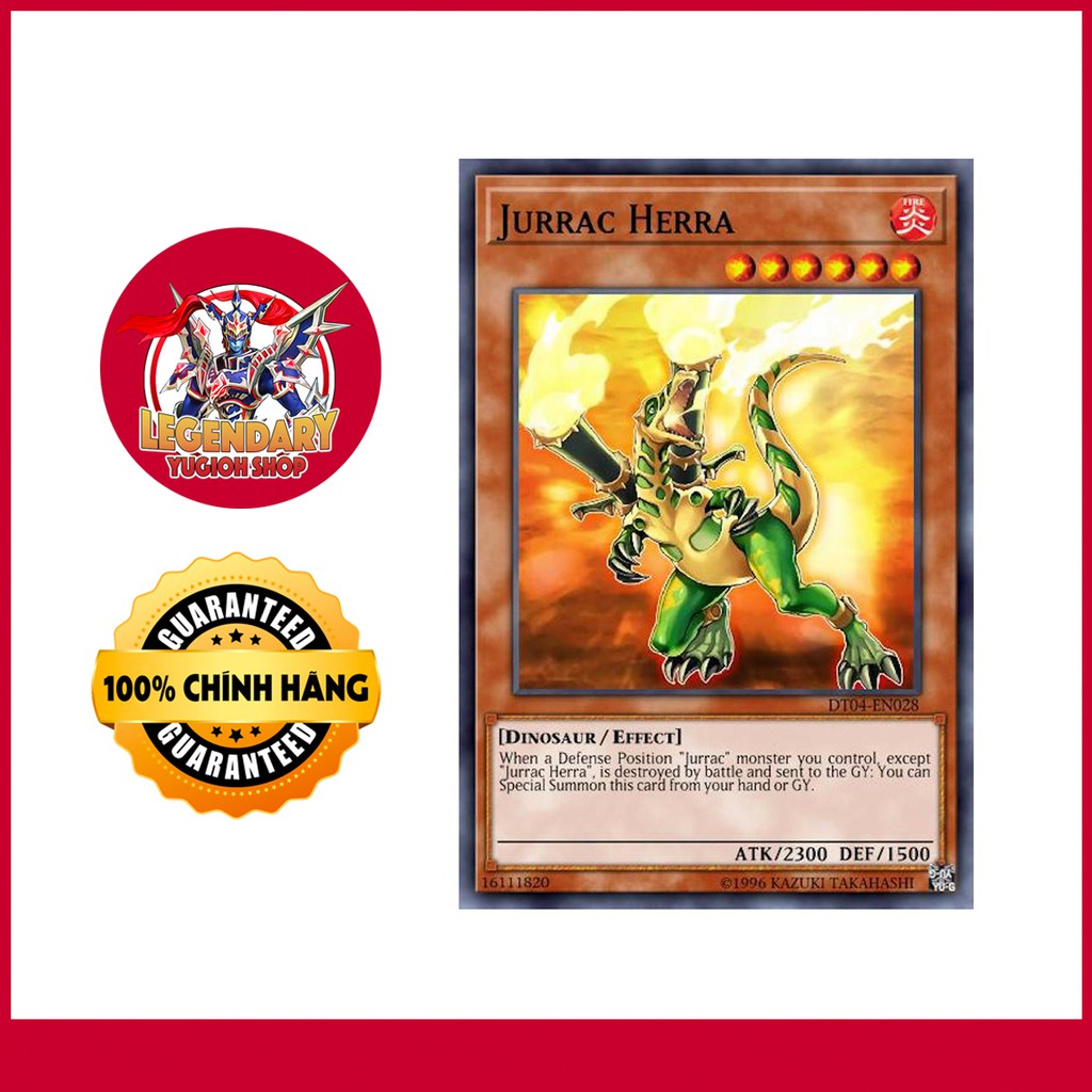 [Thẻ Bài Yugioh Chính Hãng] Jurrac Herra | Shopee Việt Nam