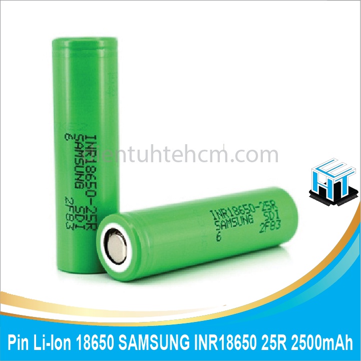 Pin Li-Ion 18650 SAMSUNG INR18650 25R 2500mAh (1 viên) | Shopee Việt Nam