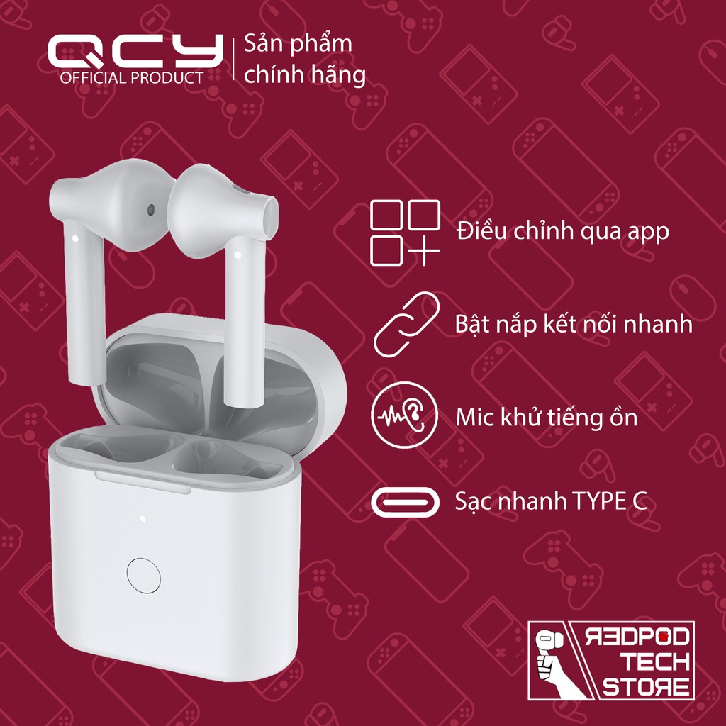 Tai nghe TWS QCY T7 - Chính hãng | Shopee Việt Nam