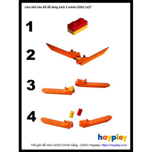 LEGO Classic 630 Dụng cụ tách, tháo, nậy/ nạy gạch (31510, 96874 ...