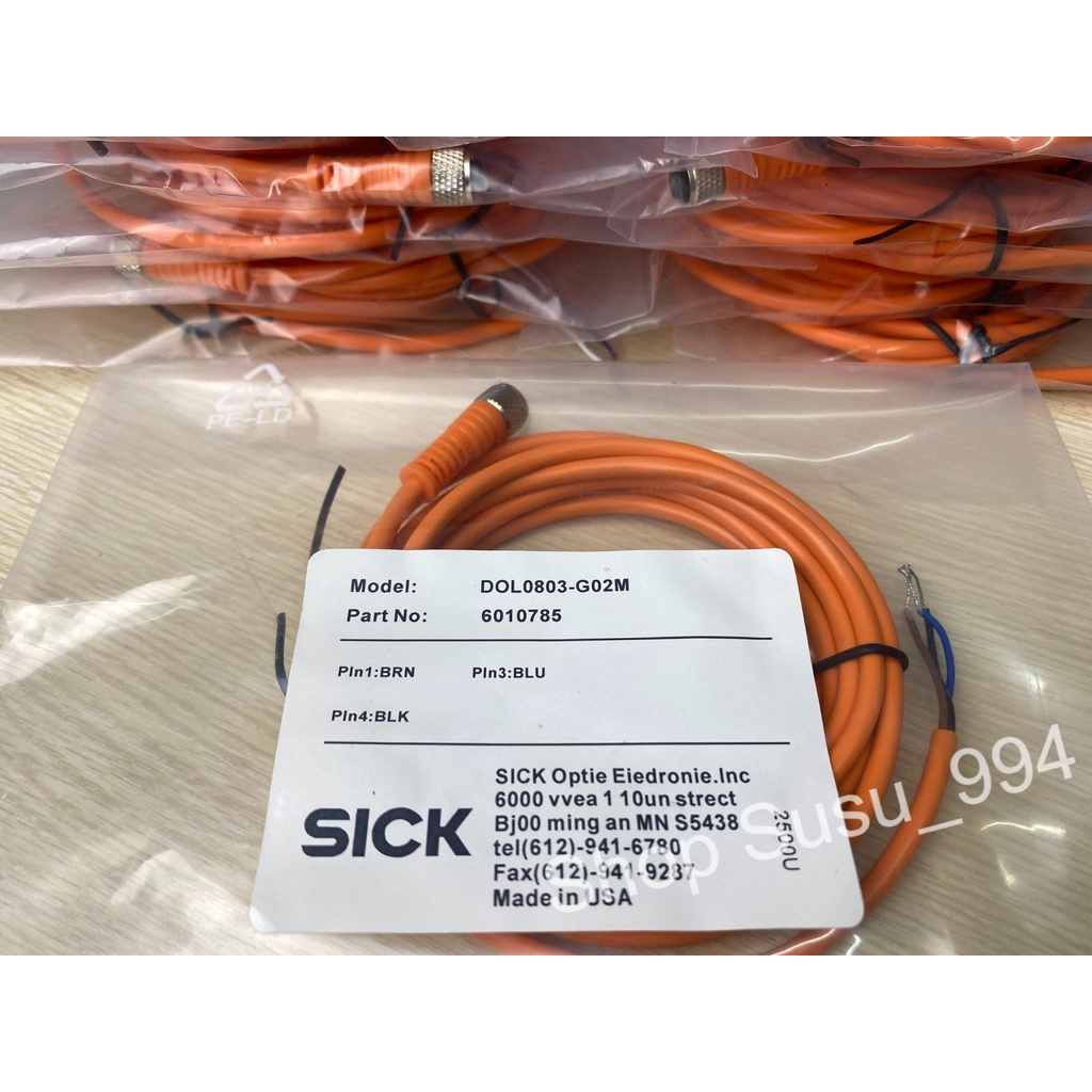 Cáp nối sensor Sick, Dol-0803-g02m 3 chân | Shopee Việt Nam