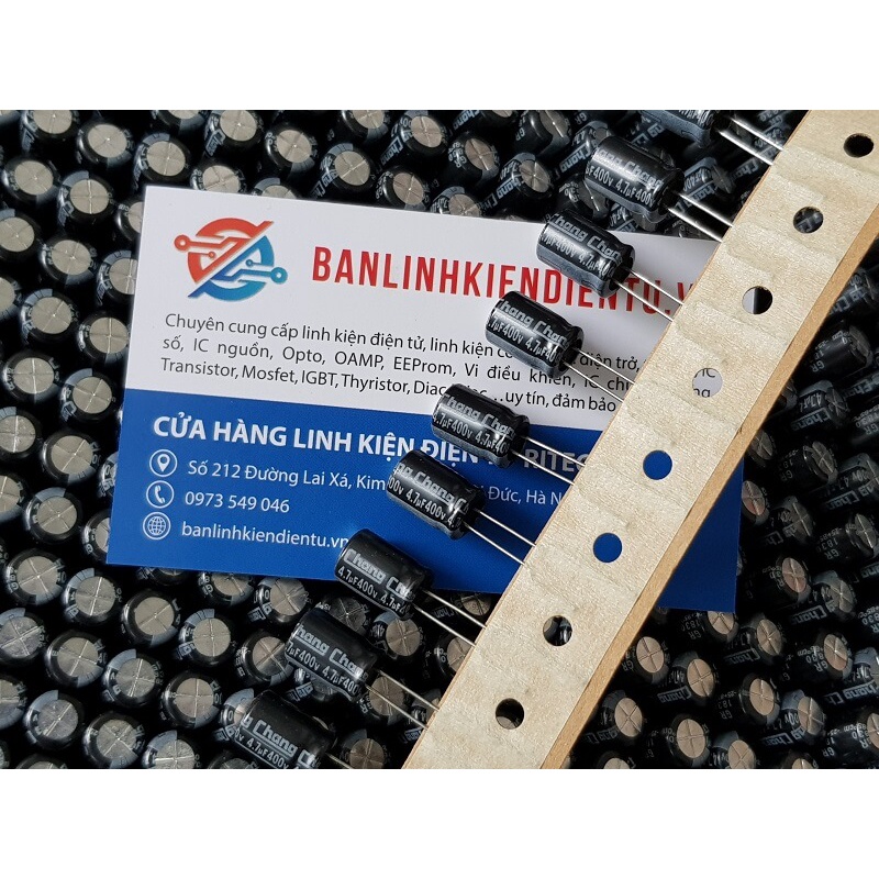 [Combo 10 chiếc] Tụ hóa 4.7uF 400V kích thước 8×11.5mm | Shopee Việt Nam