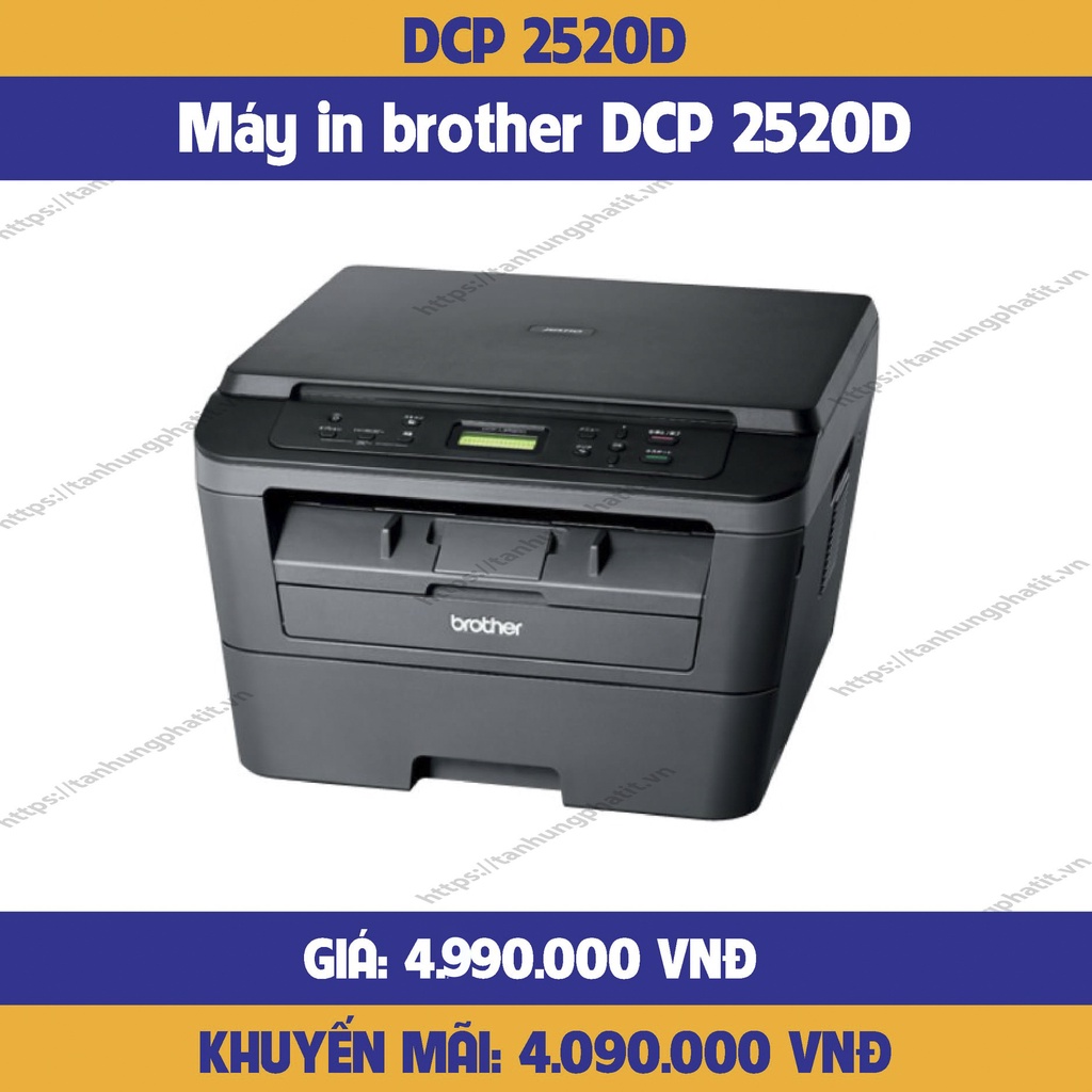 MÁY IN ĐA CHỨC NĂNG BROTHER DCP-2520D-hàng chính hãng | Shopee Việt Nam