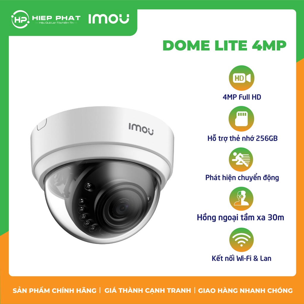 Camera WiFI IMOU Dome Lite 4MP QHD 4MP IPC-D42P - Camera Trong Nhà ...