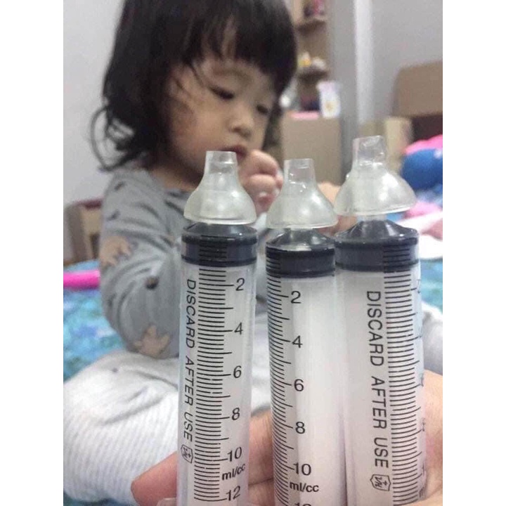 Dụng cụ Xi lanh rửa mũi đầu silicon mềm,bơm xi lanh vệ sinh mũi cho bé,Dụng Cụ rửa Mũi Cho Bé ...