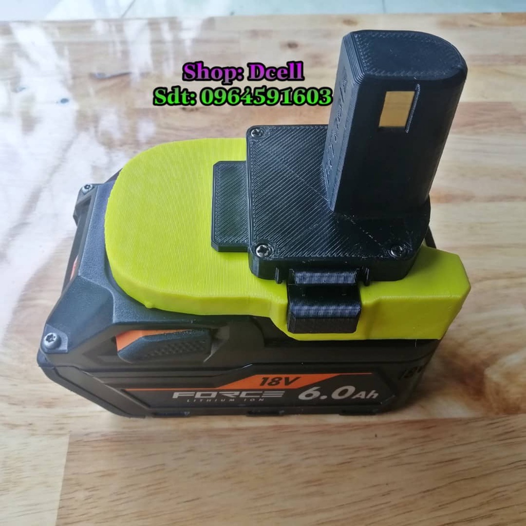 Đế Chuyển Pin AEG Và AEG RIDGID 18v Cho Máy Ryobi In 3D Siêu Bền, (AEG ...
