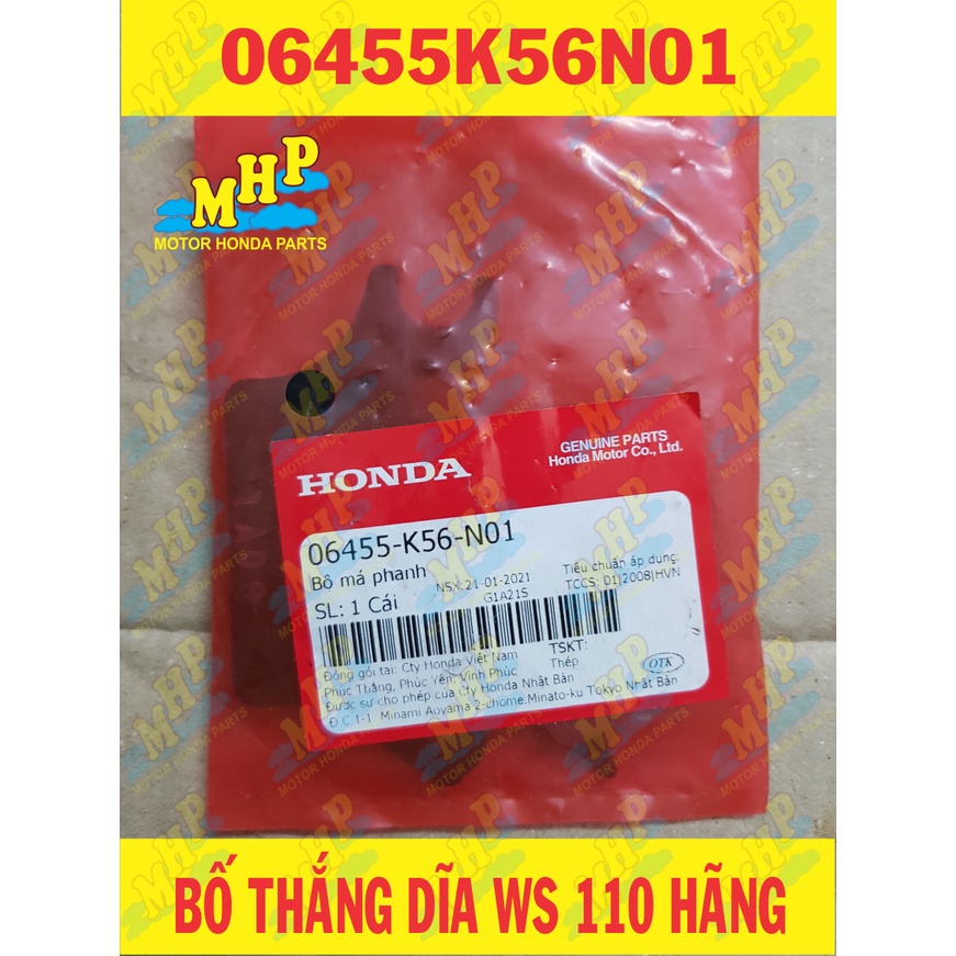 bố thắng đĩa ws110 chính hãng honda | Shopee Việt Nam