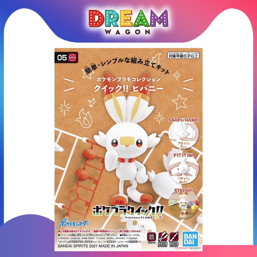 Pokepla - Đồ Chơi Lắp Ráp Pokemon Hibani (Scorbunny) | Shopee Việt Nam