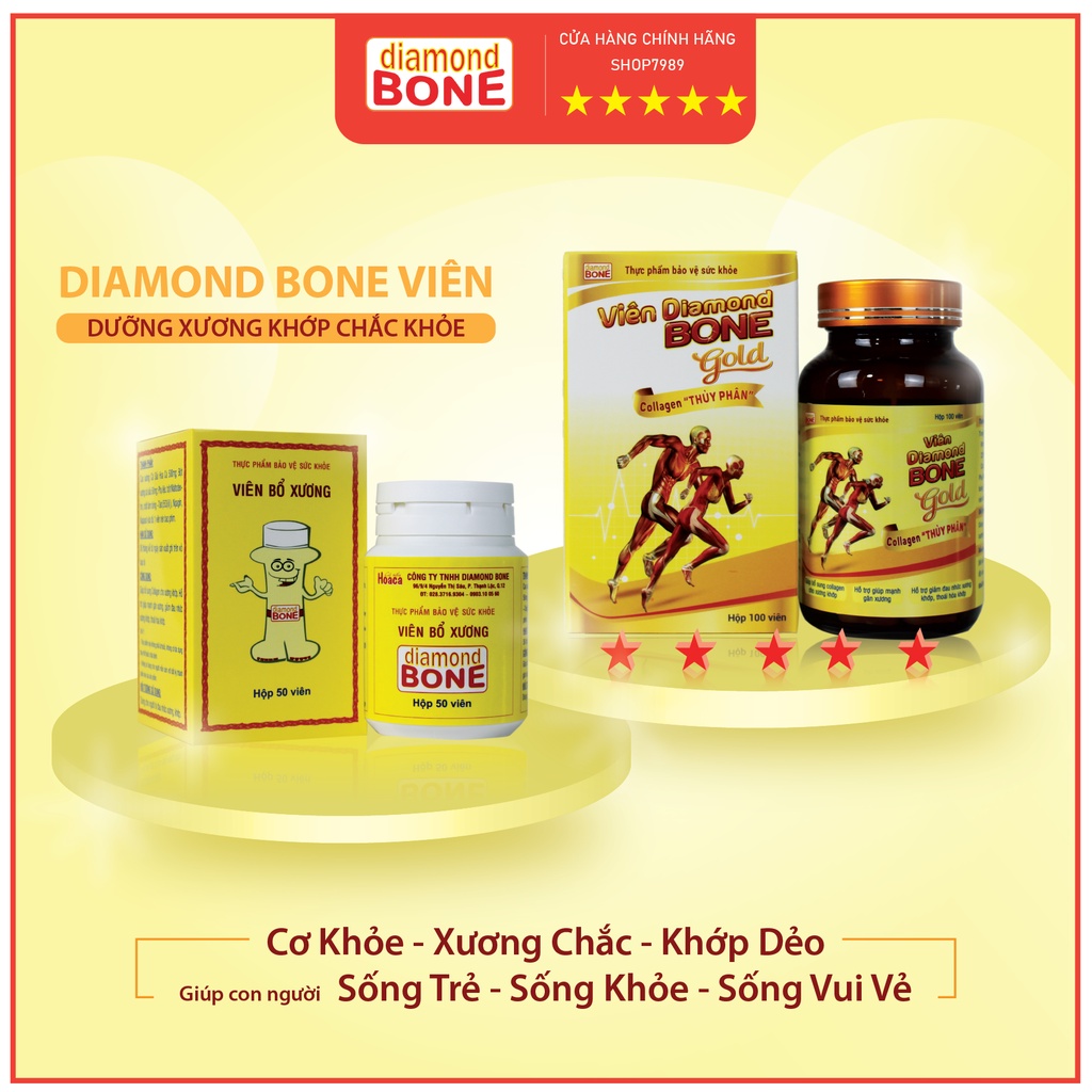 Viên Diamond Bone - Thay thuốc bổ xương khớp bổ khớp mỹ đẩy lùi thoát ...