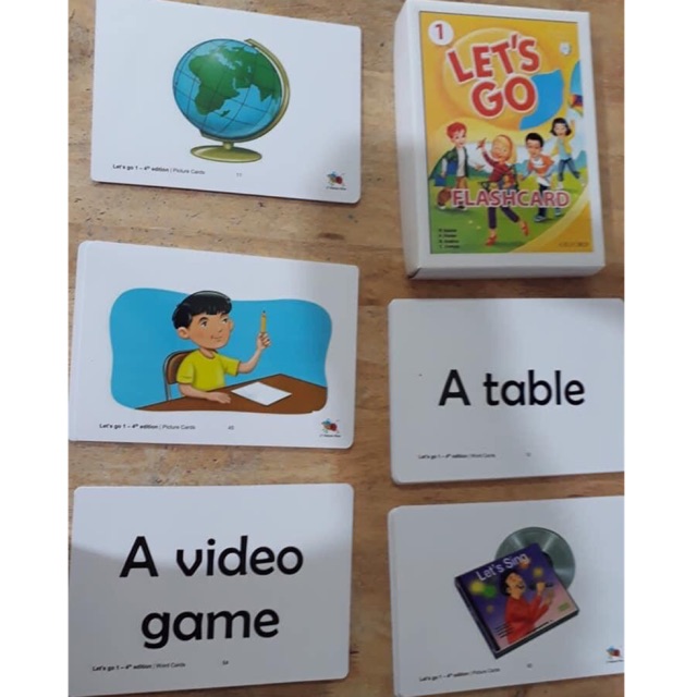 Flash card Let’s Go Level 1 4th (205 thẻ) | Shopee Việt Nam