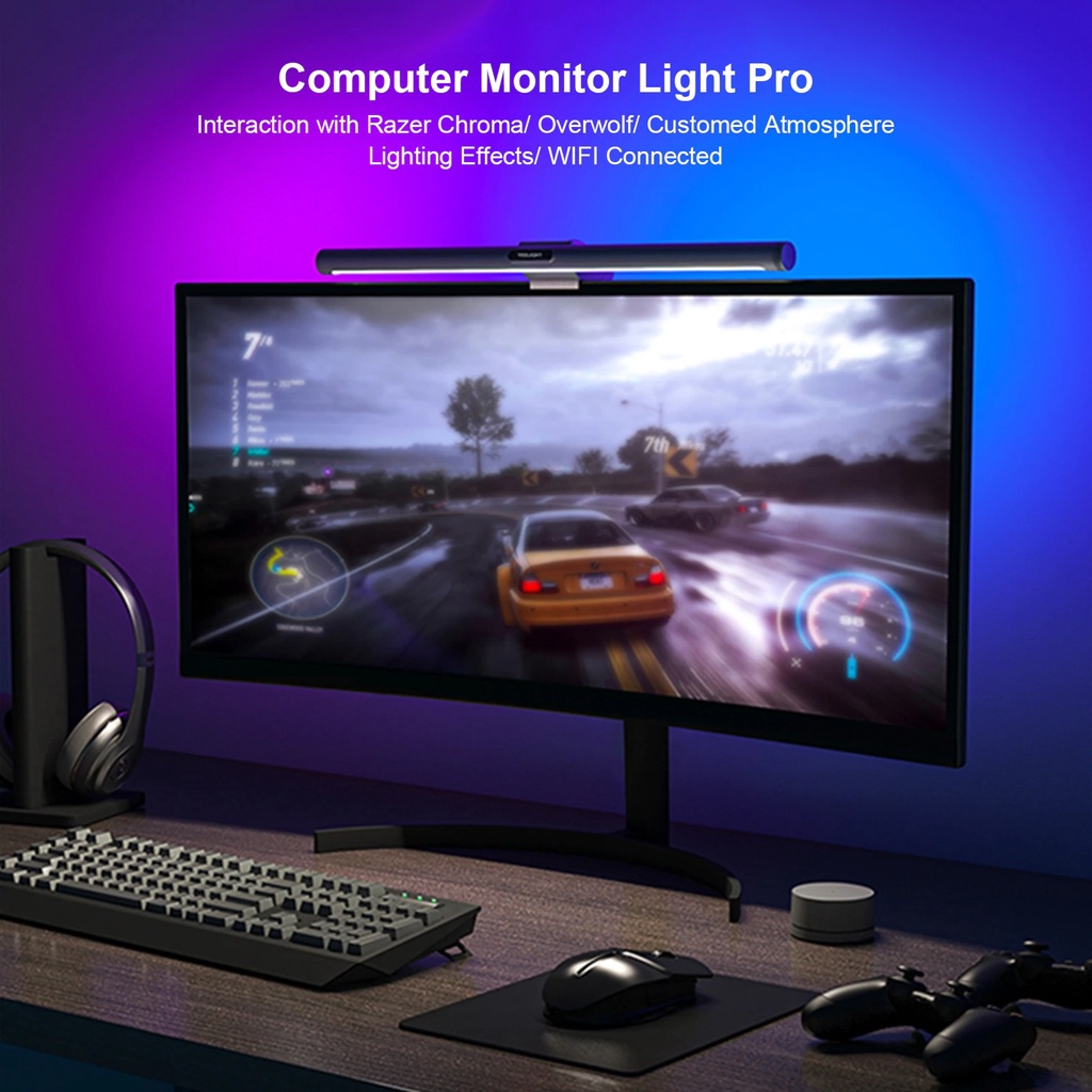 Đèn treo màn hình Yeelight Led Screen Light Bar Pro, Giảm ánh sáng xanh, Trang trí bàn làm việc ...