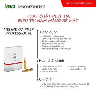 Peel Innoaesthetics Inno 00 MELINE PREP (HOẠT CHẤT KIỂM SOÁT NÁM MẢNG ...