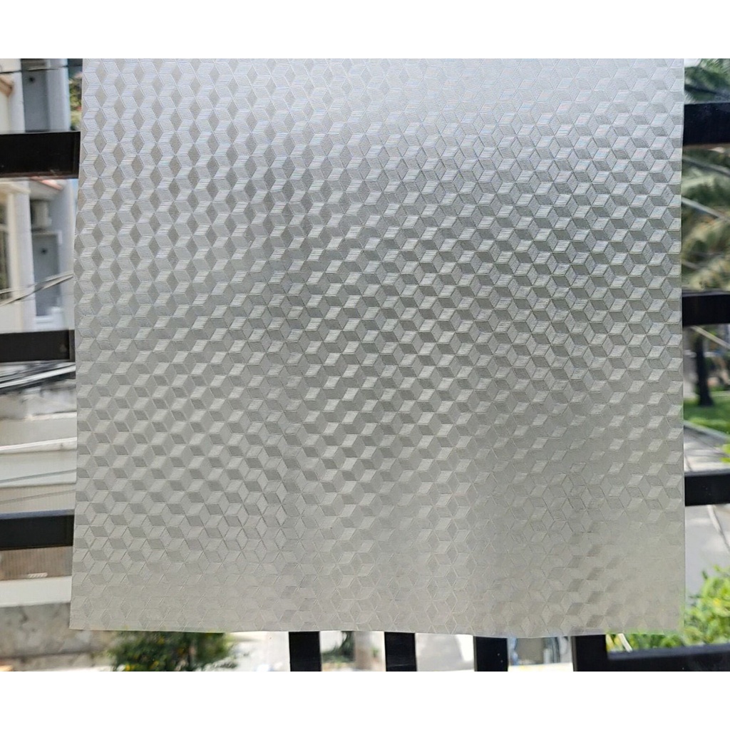 Giấy dán kính decal mờ chống nhìn, bề mặt cát nhám dán cửa sổ phòng ngủ ...