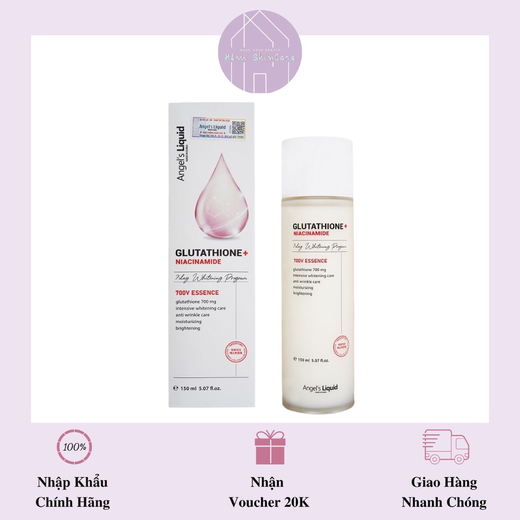 Toner 7day Glutathione+ Niacinamide Angel's Liquid - Toner Dưỡng Trắng ...