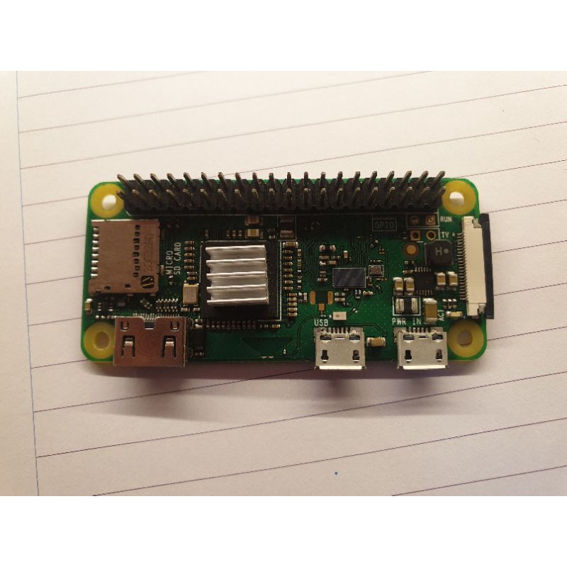 Raspberry Pi Zero W (đã hàn chân và gắn tản nhiệt như hình) | Shopee ...