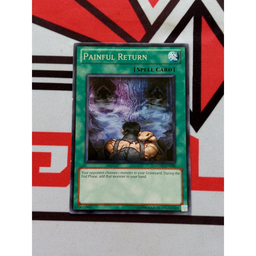 [ Đỗ Lạc Shop ] Thẻ Bài Mint90 Yugioh Spell Painful Return - GENF-EN088 - Rare | Shopee Việt Nam