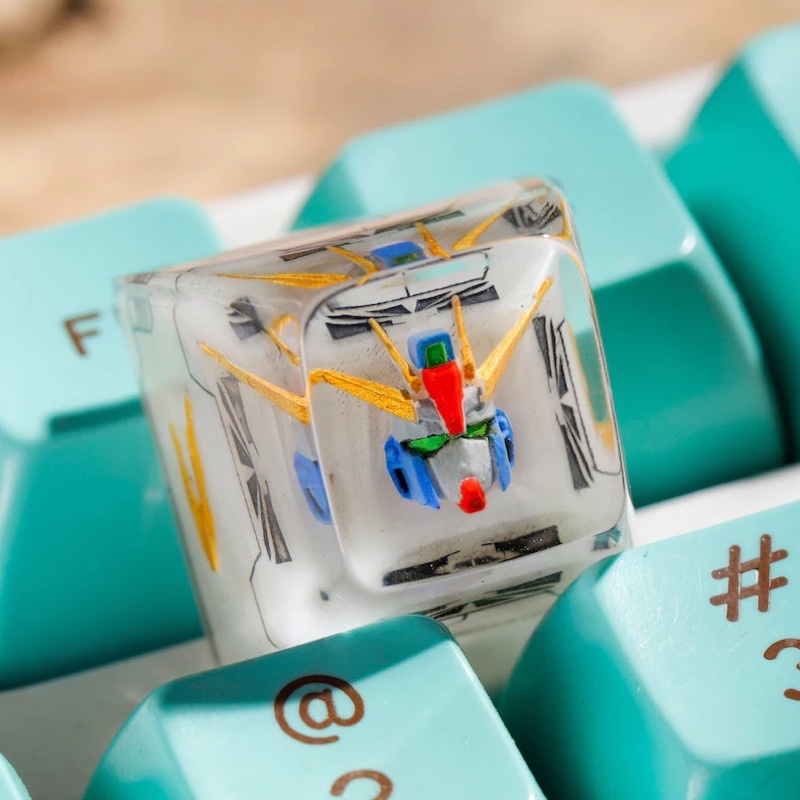 Nút bàn phím cơ Gundam heard.Keycap resin.Keycap Artisan | Shopee Việt Nam