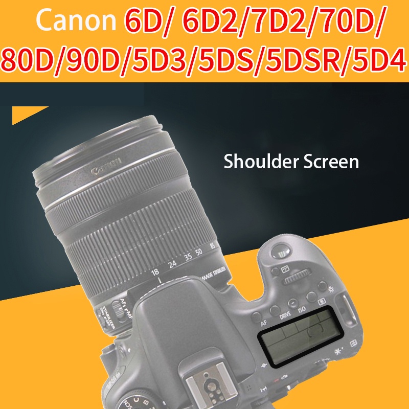 Kính Cường Lực Vai Bảo Vệ Màn Hình LCD Cho Canon 6D / 6D2 / 7D / 7D2 / 70D / 80D / 90D / 5D3 ...