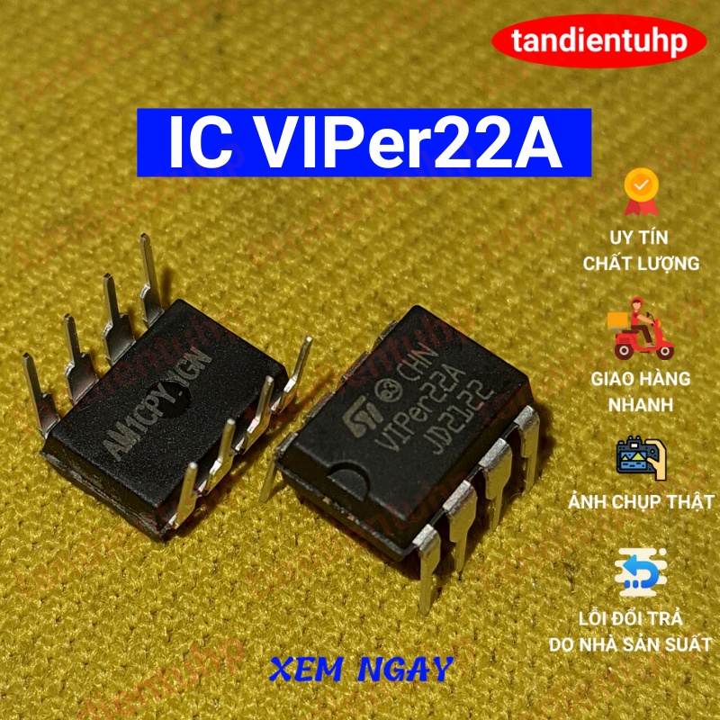 5 CHIẾC IC NGUỒN CÔNG SUẤT NHỎ VIPer12A - VIPer22A HÀNG MỚI NHẬP KHẨU CHÍNH HÃNG CHẤT LƯỢNG CAO ...