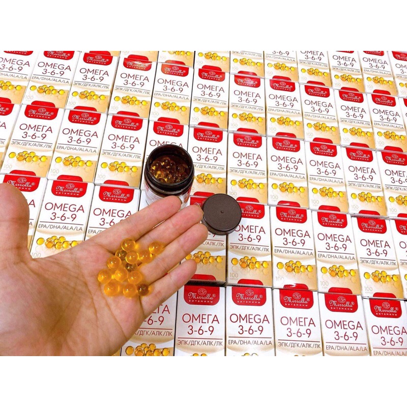 Omega 369 Nga Mirrolla hộp 100 viên | Shopee Việt Nam