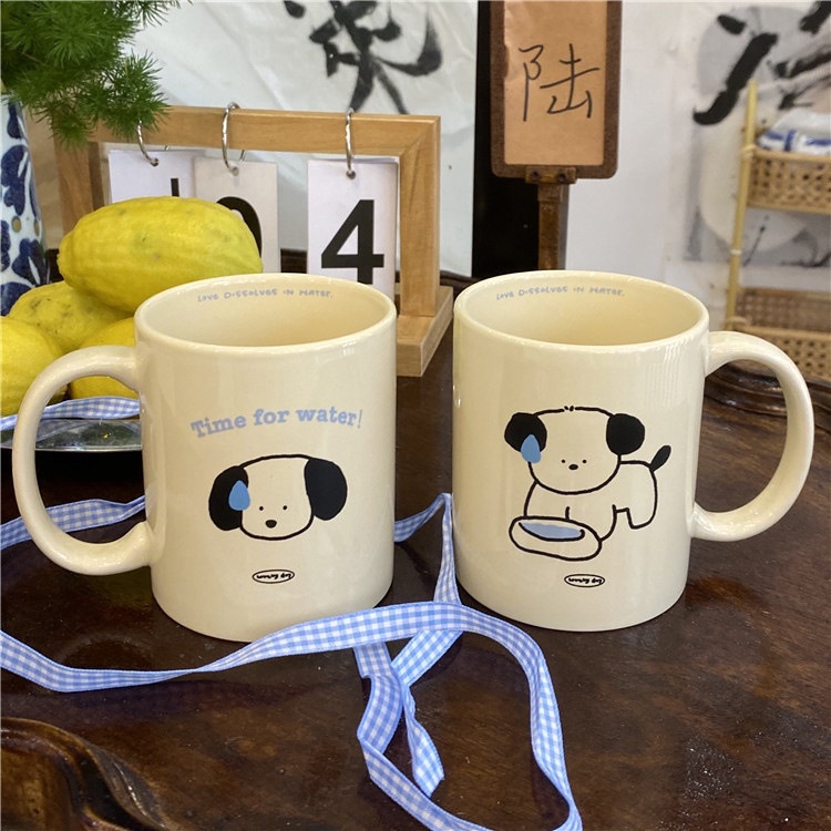Cốc Uống Cà Phê Bằng Gốm Sứ In Hình Cún Con Dễ Thương Xinh Xắn Ttm064 Shopee Việt Nam