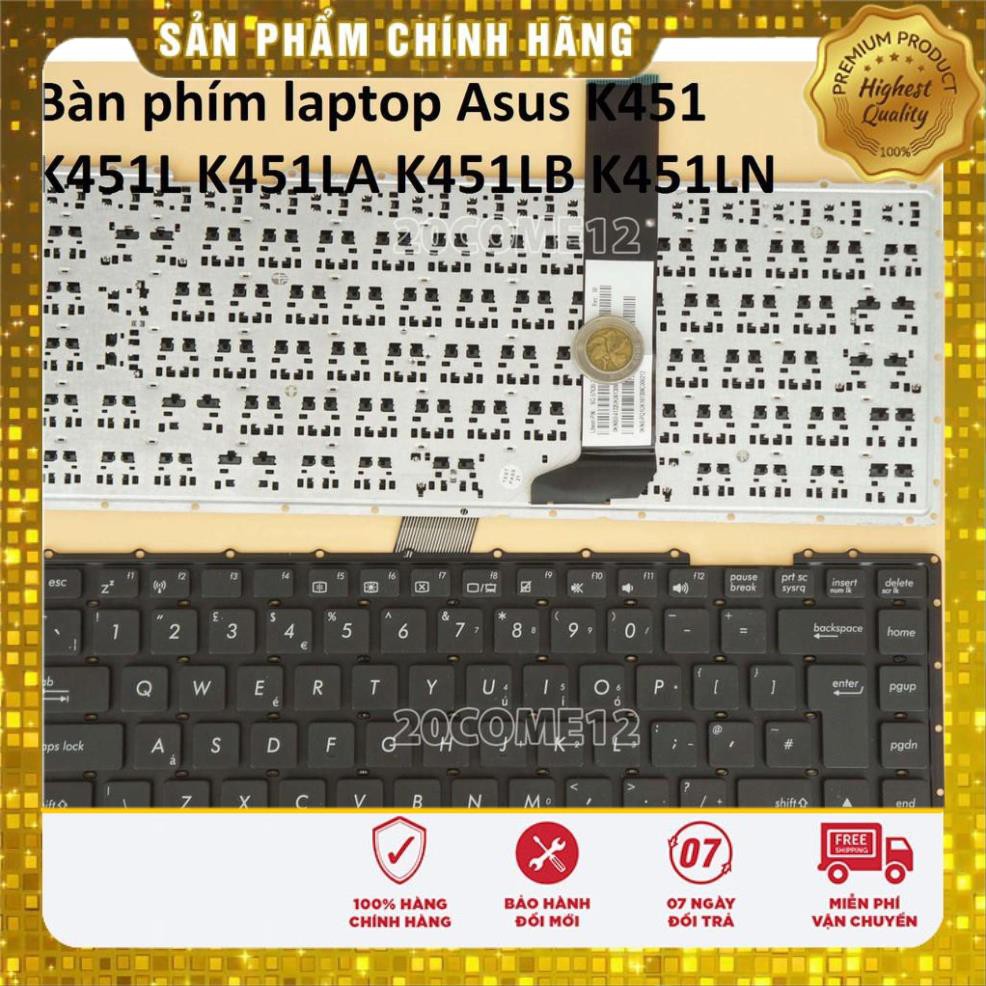 ⚡️Bàn phím laptop Asus K451 K451L K451LA K451LB K451LN | Shopee Việt Nam