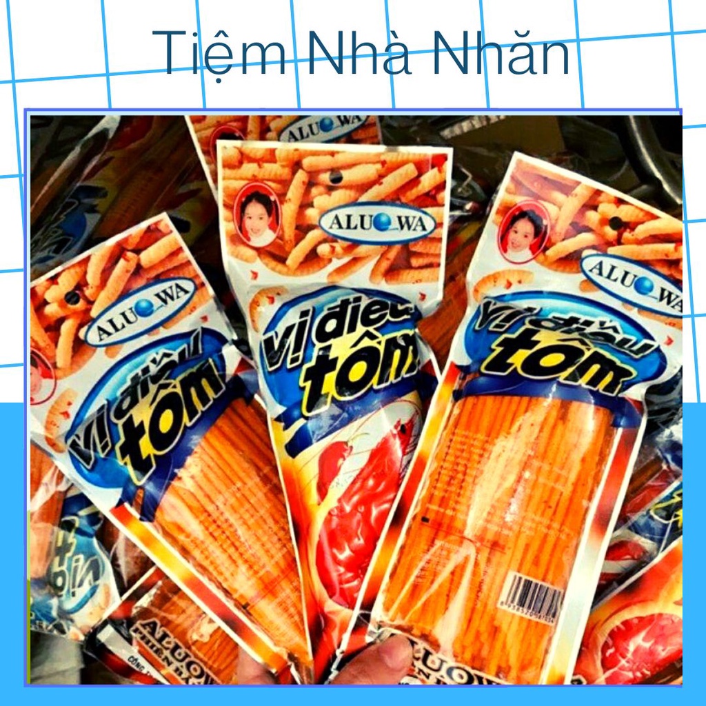 Combo 10 gói Snack vị tôm điều, bim bim cay vị tôm | Shopee Việt Nam