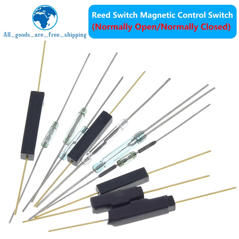 10 cái n / o reed switch công tắc từ tính thường mở / thường đóng công ...