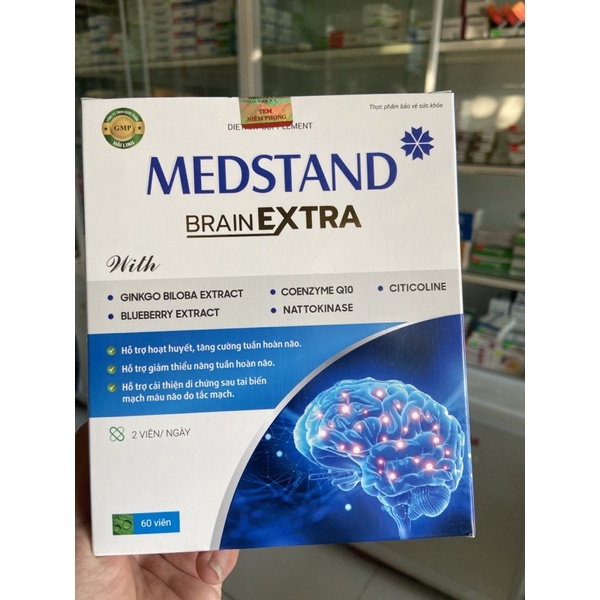 Bổ não medstand brain extra (hộp 60 viên) | Shopee Việt Nam